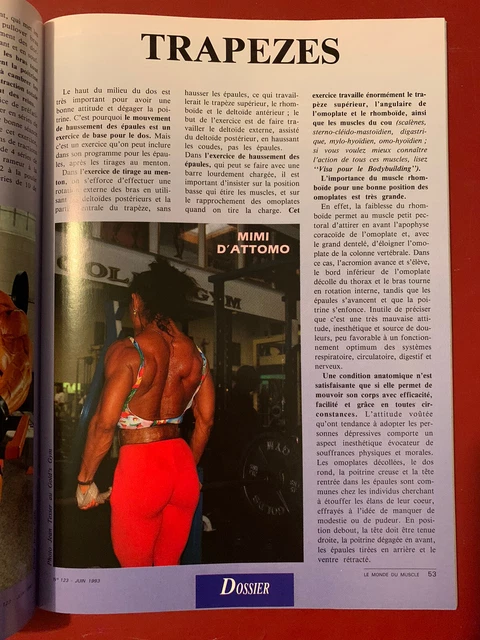 LE MONDE DU MUSCLE 1993 June #123 Debbie Kruck Lee Apperson Cover! Rare ...