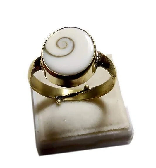 TRADITIONNEL GOMTI CHAKRA Panchdhatu Métal Réglable Gratuit Taille Pour ...