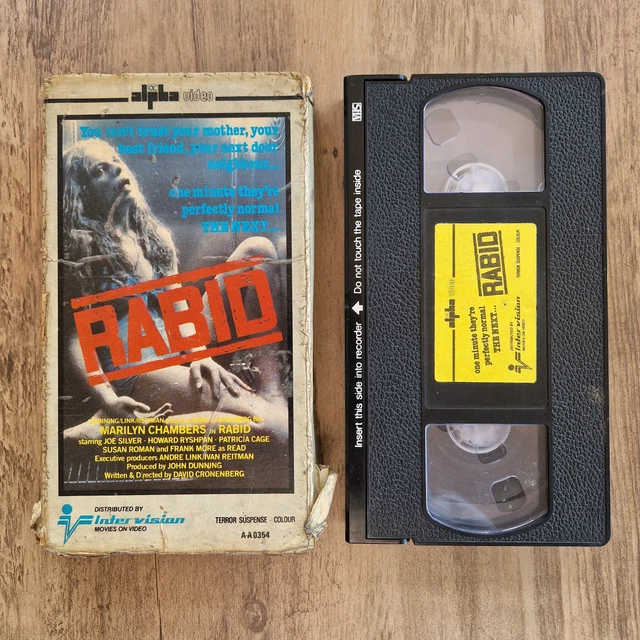 RABID | PRE Cert VHS Intervision video nasty | David Cronenberg | PAL £ ...