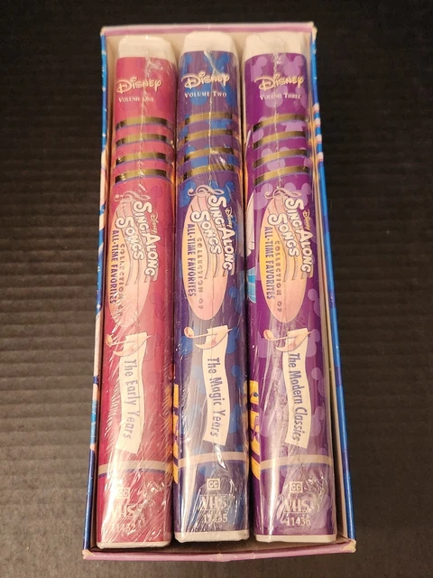 NEW DISNEY SING Along Songs: Collection of All-Time Favorites VHS Early ...