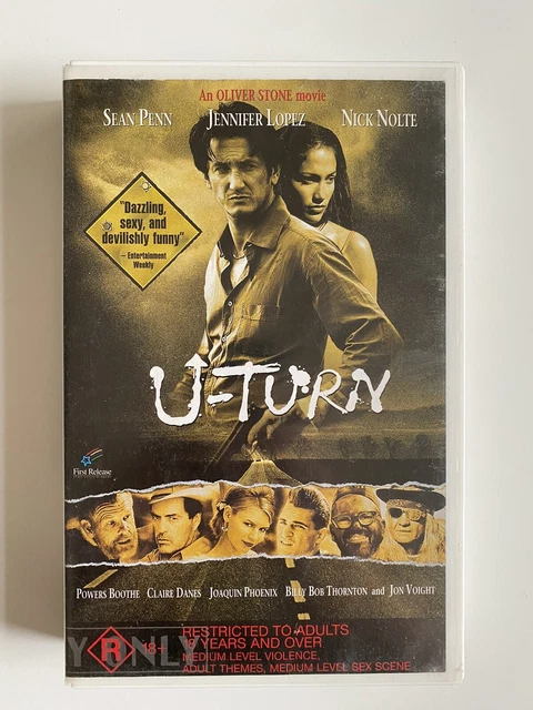 U-TURN [VHS] FIRST Release 1997 Oliver Stone Big Box Ex-Rental Video ...