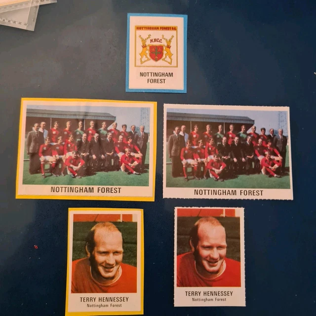 NOTTINGHAM FOREST FC - Sun Soccer Wallchart - Stickers 1969/70 £8.00 ...