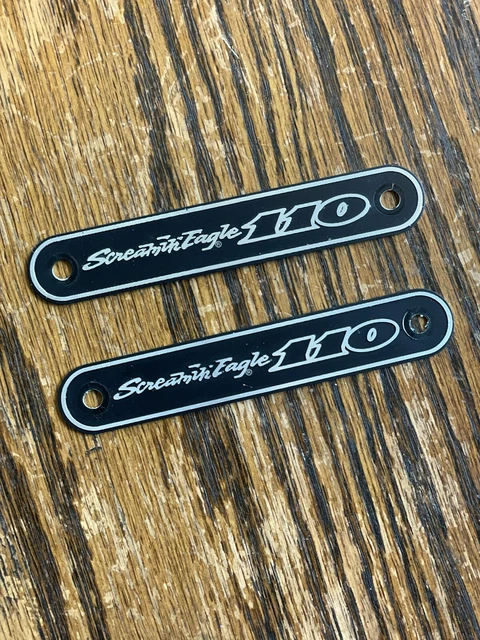 RARE HARLEY DAVIDSON Twin Cam Screamin Eagle 110 Head Name Plate Badge ...