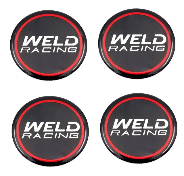 4 - WELD Racing Wheel Center Cap Emblem Logo Sticker 2" 50Mm Diameter ...