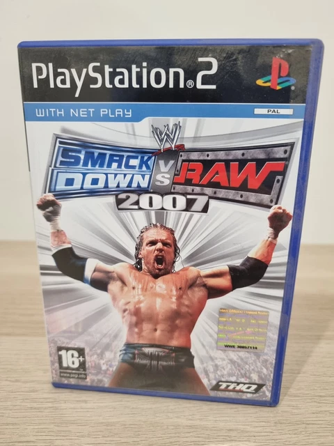 WWE SMACKDOWN VS Raw 2007 PS2 Game Wrestling PlayStation 2 Games PAL ...