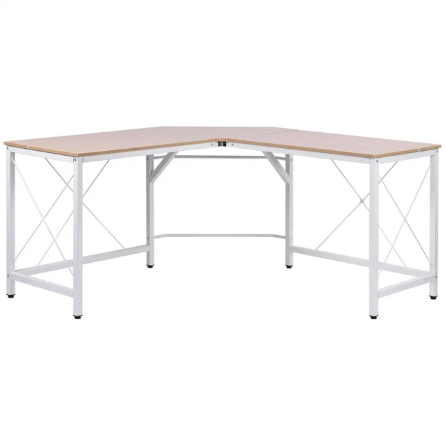 HOMCOM CORNER L-SHAPE Desk Home Office Gaming Computer PC Workstation ...
