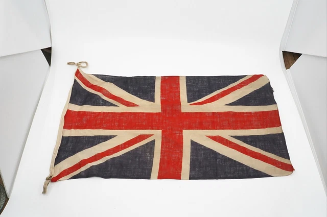LARGE ORIGINAL WW2 Cotton Hessian Linen Soldiers Back Pack Union Jack ...