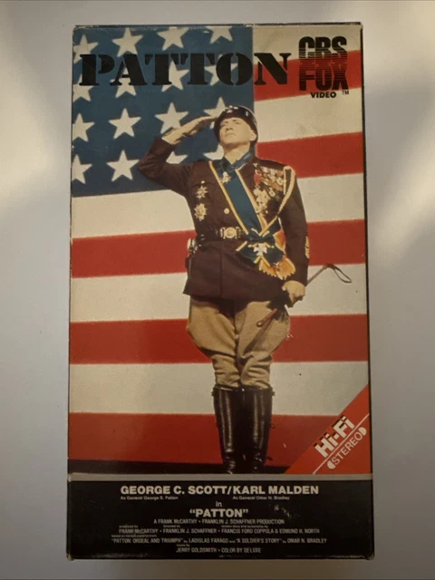 PATTON VHS 2-TAPE Set CBS Fox Vintage £13.42 - PicClick UK