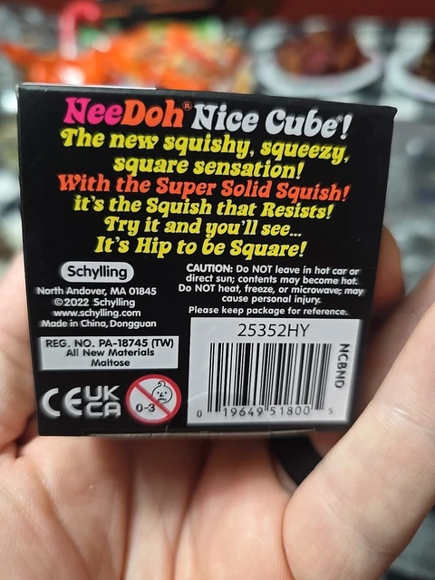 NEE DOH NICE Cube - Super Solid Squish! PURPLE- Brand New/Factory ...