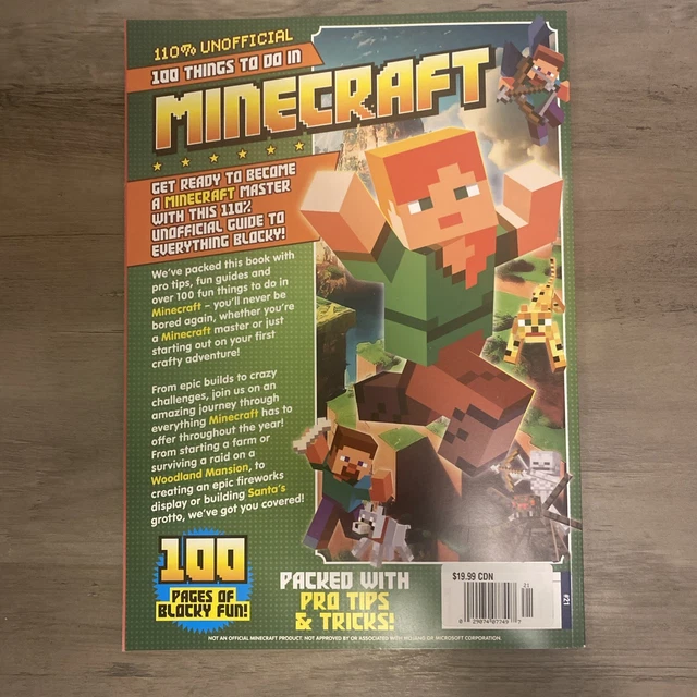 MINECRAFT-110% GAMING PRESENTS-100 Things To Do In Minecraft $14.99 ...