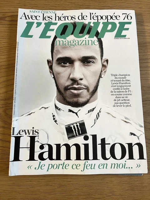Lequipe Magazine 1757 Du 19 03 2016 Lewis Hamilton Formule 1 Asse