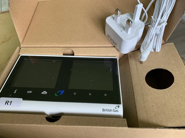 BRITISH GAS GEO Dual Smart Home energy monitor. Boxed new. No manual. £ ...