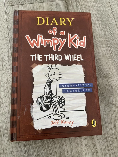 THE THIRD WHEEL (Diary of a Wimpy Kid book 7) by Jeff Kinney (Hardcover ...