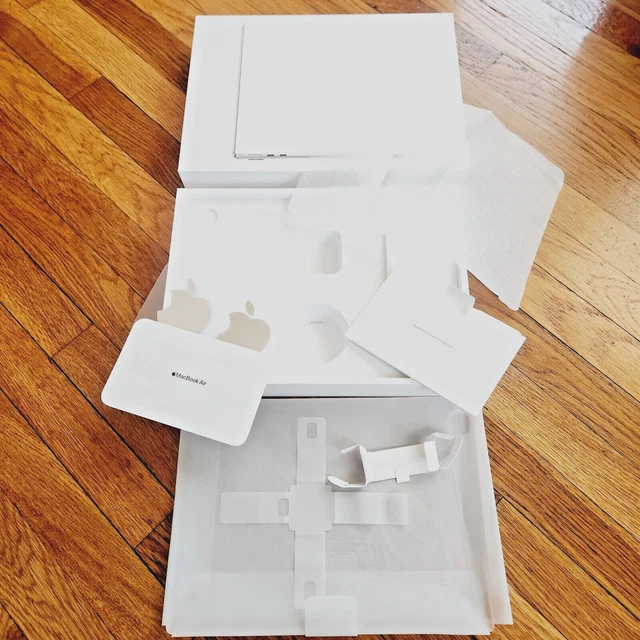 APPLE MACBOOK AIR m2 Starlight Gold 16 GB 512 GB Empty Box w/ Original ...