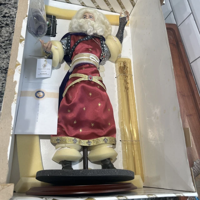 FRANKLIN MINT THE Arthurian Legend Merlin Porcelain Doll Nrfb $219.99 ...