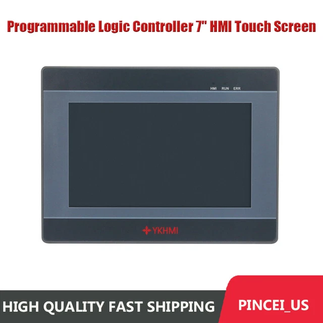 PLC PROGRAMMABLE LOGIC Controller 7" HMI Touch Screen For Automation ...