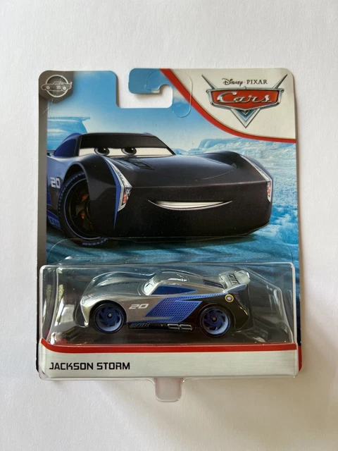 DISNEY PIXAR CARS SILVER JACKSON STORM #20 IGNTR Next Gen Racers Mattel ...