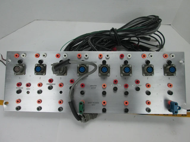 AMPLIFIER INPUT BOARD ECG Monitor Chart Recorder Input Wire Cabinet ...