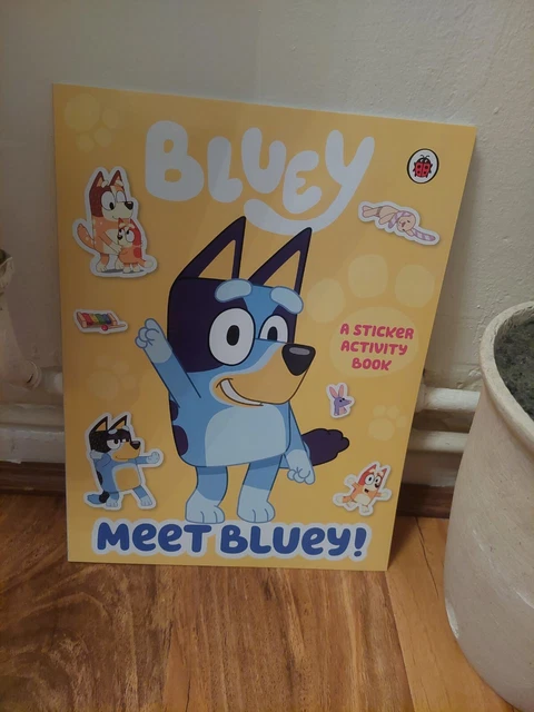 BLUEY: MEET BLUEY! Sticker Activity Book by Bluey EUR 7,95 - PicClick IT