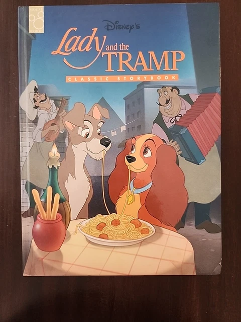 VINTAGE WALT DISNEY'S LADY AND THE TRAMP Classic Storybook 1997 HC ...