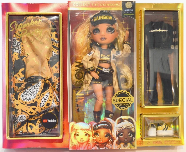 MGA ENTERTAINMENT RAINBOW High Slumber Party Marisa Golding - Gold ...