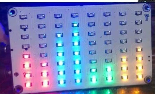 64 LED MATRIX 8x8 Audio Spectrum Analyzer BOXED MOUNTING KIT £12.82 ...