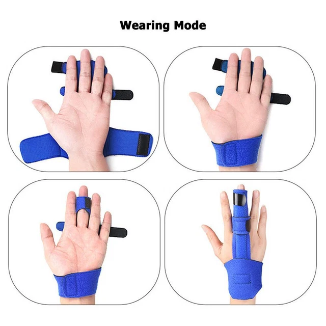 FR FIRST AID Finger Splint Immobilizer Medical Thumb Adjustable Waist ...