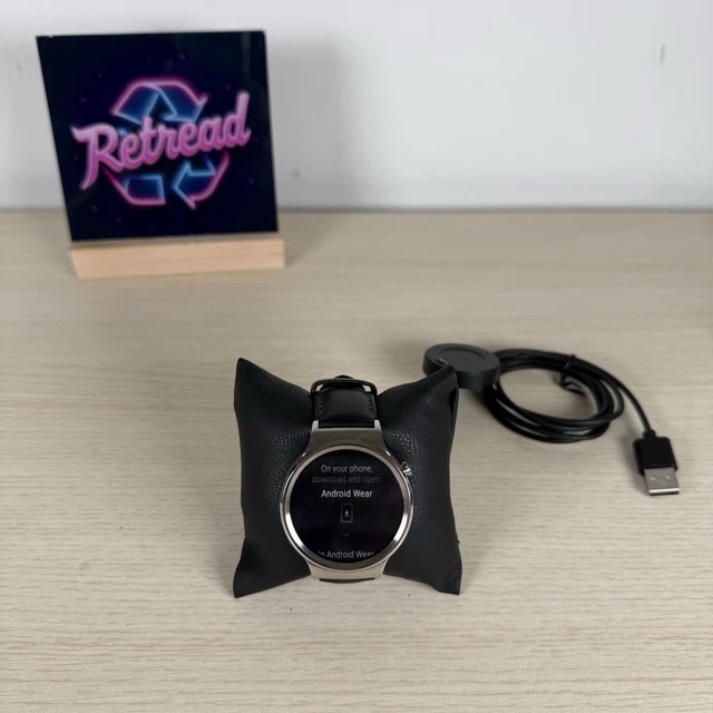 HUAWEI WATCH (1ST Gen) Stainless Steel Smartwatch with Leather Band £49 ...