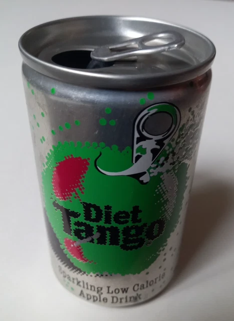 RARE VINTAGE DIET TANGO Fizzy Sparkling Apple Soft Drinks Can 150ml ...
