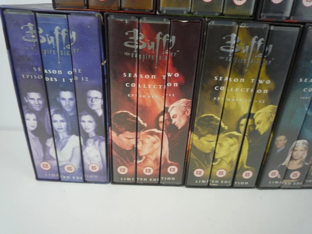 BUFFY THE VAMPIRE Slayer Vhs Box Set Seasons 1-7 Complete Series £64.99 ...