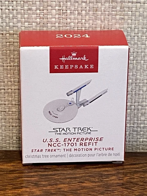 HALLMARK 2024 STAR Trek USS Enterprise NCC-1701 Refit MINIATURE £9.47 ...