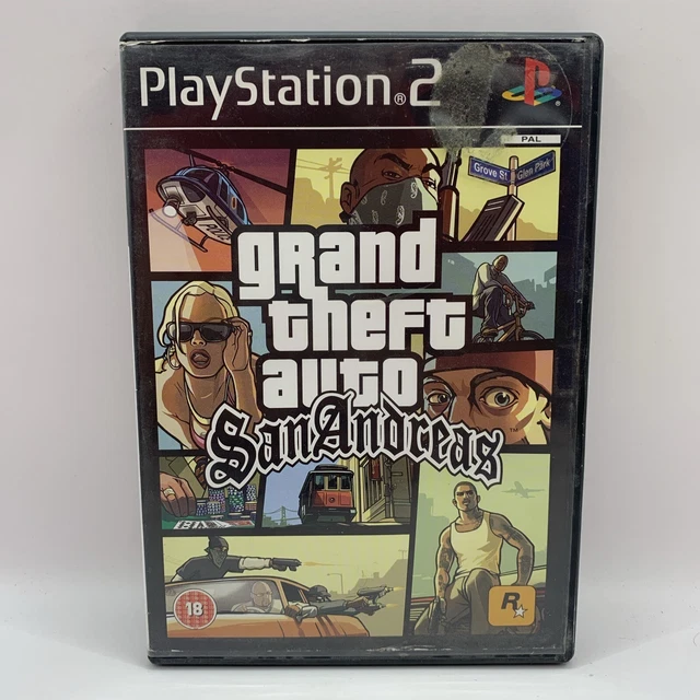 GRAND THEFT AUTO: San Andreas (GTA) PS2 2004 Action Adventure Rockstar ...