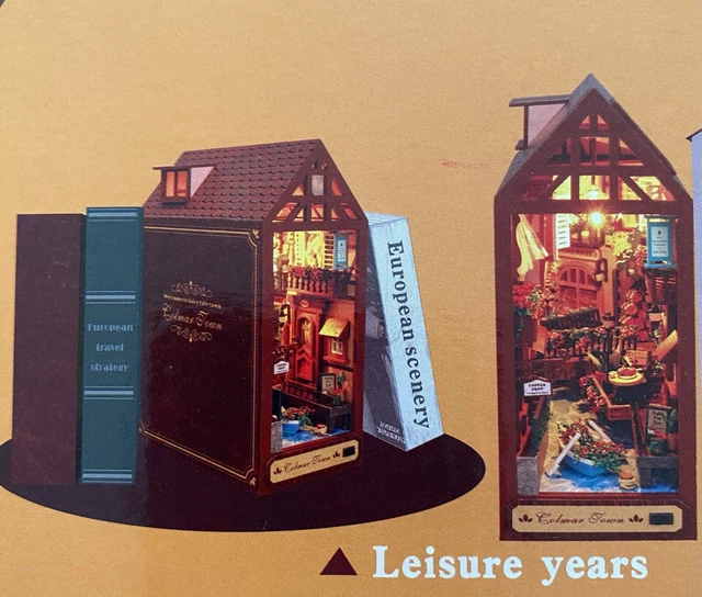 NEW DIY FAIRYLAND Fairytale Fantasy Creative Wooden Tree House Bookend ...