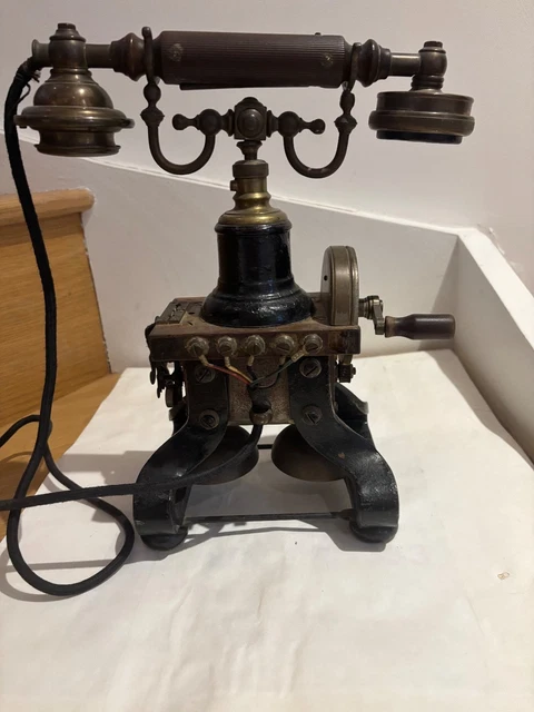 ORIGINAL ANTIQUE ERICSSON Skeletal Eiffel Tower Telephone circa 1895 £ ...