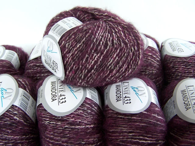 600G ONLINE 433 MANDORA Flauschgarn Baby Alpaka, Baumwolle & Seide Fb05 EUR 21,50 - PicClick DE