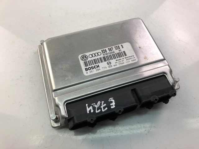 AUDI A4 8D2, B5 Engine Control Unit ECU 8D0907558B 0261204774 13984850 ...