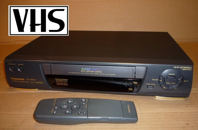 PANASONIC VIDEO TAPE Player/Recorder Vcr Vhs Pal/Mesecam/Ntsc 6 Head Nv-Hd620Am £149.99 ...