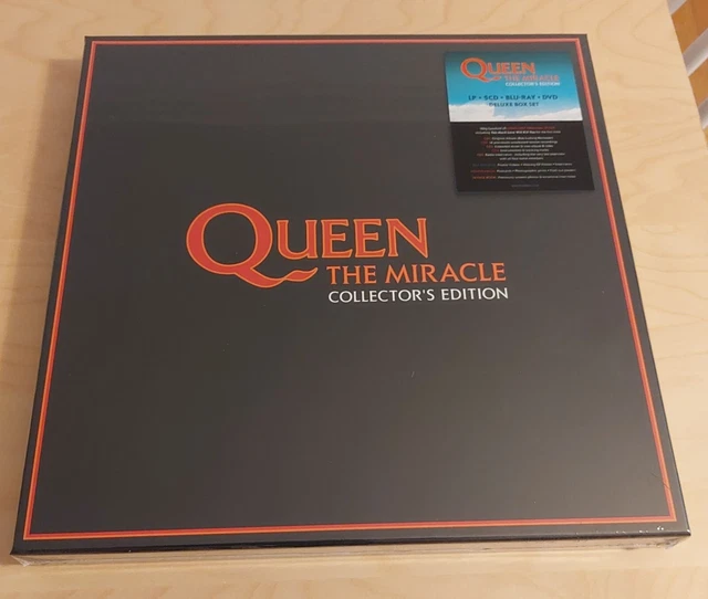 QUEEN THE MIRACLE Collector's Edition Box Set (vinyl 5cd br dvd) EUR ...