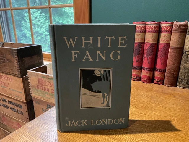 JACK LONDON ~ WHITE FANG MacMillan 1906 First Edition / call of the ...