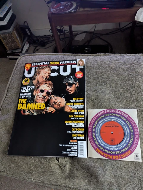 UNCUT MAGAZINE JANUARY 2026: the DAMNED with cover-mount CD £8.12 ...