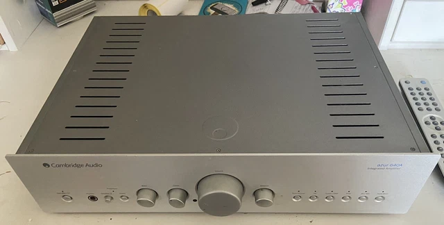 CAMBRIDGE AUDIO AZUR 640A Stereo Amplifier Silver - Boxed . Spares ...