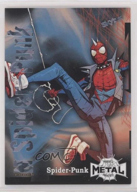 2022 MARVEL METAL Universe Spider-Man Amazing Rave 50/62 Spider-Punk #Z ...
