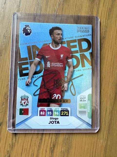 2020-21 LIMITED EDITION Diogo Jota Signature Liverpool Fc £26.72 ...