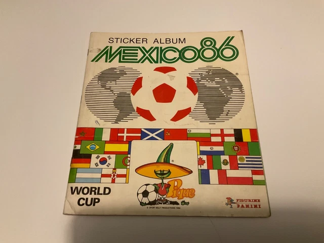 PANINI FIFA MEXICO 1986 World Cup Sticker Book 100% Complete - Good ...