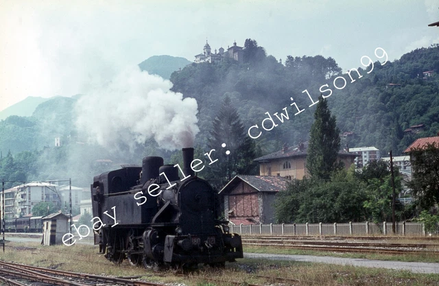 35MM ITALY RAILWAY Slide - FS Class 880 2-6-0 No. 880 021 Locomotive ...