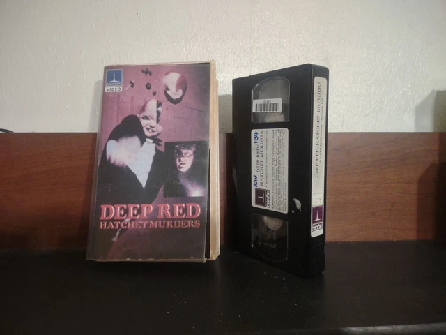 DEEP RED THE Hatchet Murders VHS Vintage Clamshell Thorne EMI Horror ...