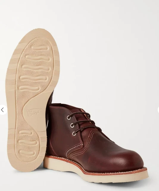 RED WING MENS Boots Classic Chukka 3141 Casual Lace-Up Outdoor Leather ...