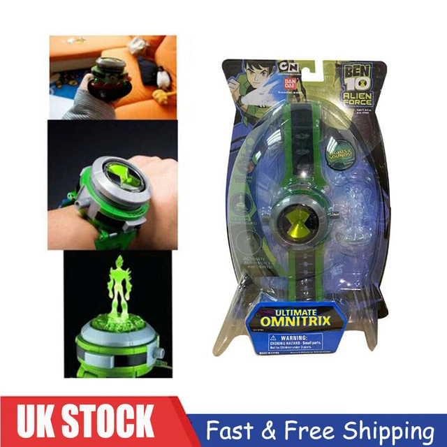 BEN 10 TEN Projector Watch Alien Force Omnitrix Illumintator Xmas Kids ...