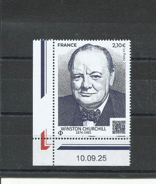FRANCE 2025 - Winston Churchill Bdf Daté - Mnh EUR 3,00 - PicClick FR