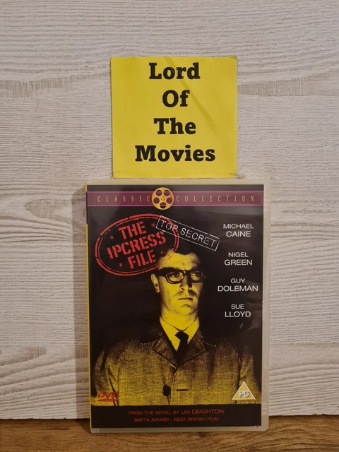 THE IPCRESS FILE (DVD, 1965) Michael Caine Spy Thriller Conspiracy ...